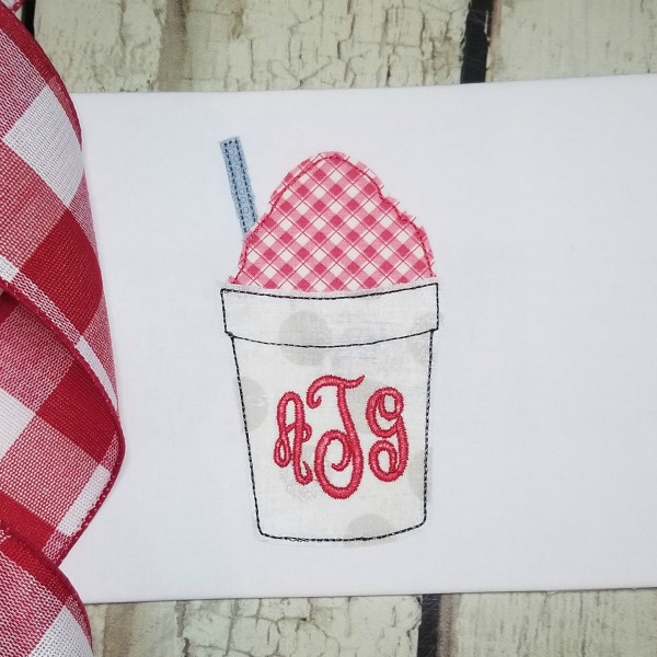 Snoball Machine Applique Design - Triple Stitch